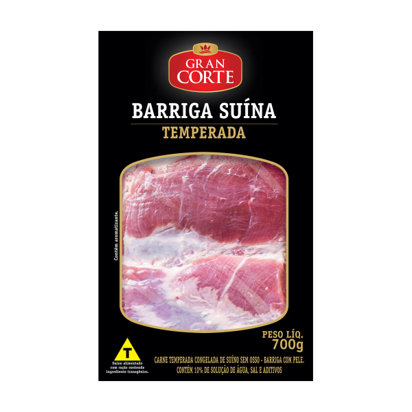 Barriga Suína Temperada - GRANCORTE